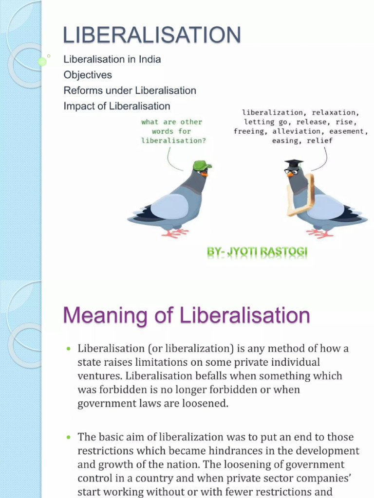 Liberalisation | PDF