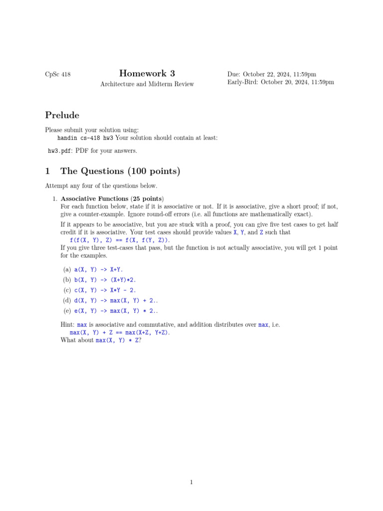 HW 3 | PDF | Theoretical Computer Science | Algorithms