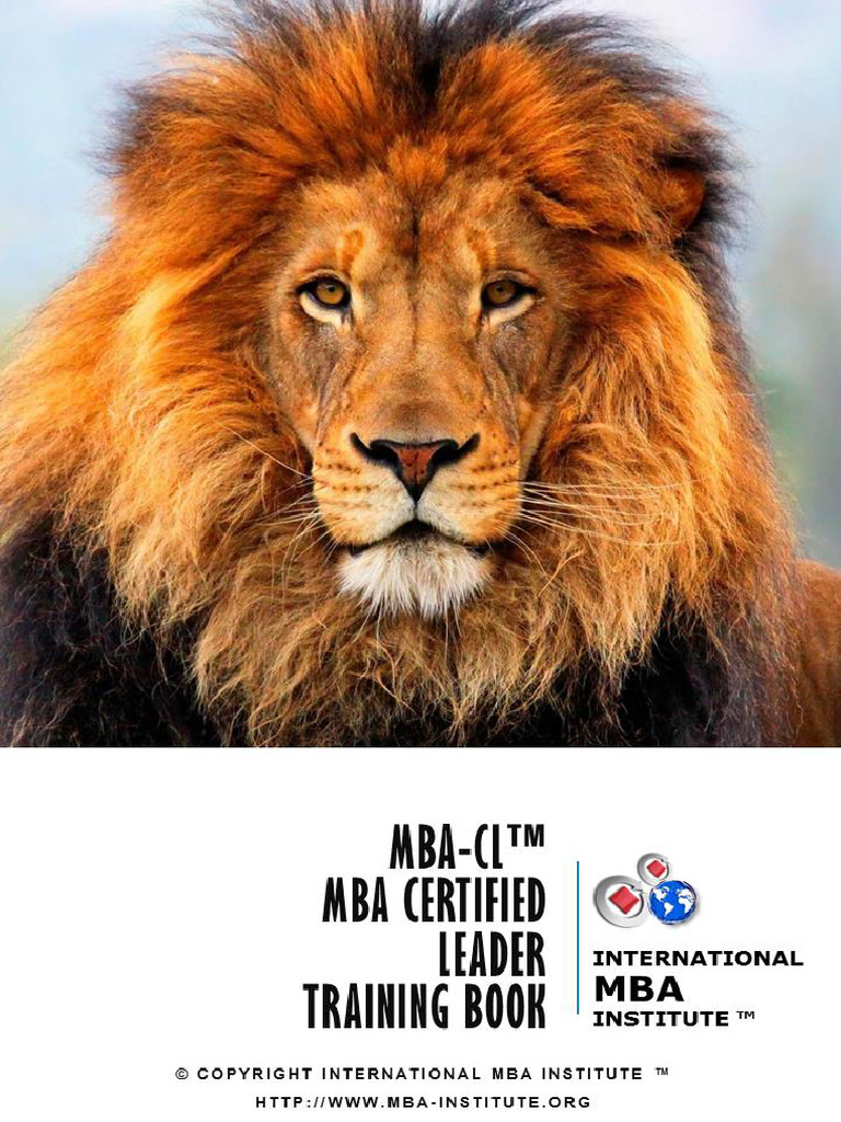 MBA Certified Leader Training Book International MBA Institute | PDF ...