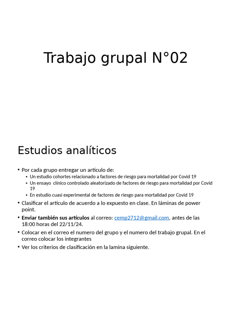 Trabajo Grupal N°02 | PDF | Ciencia y matemática