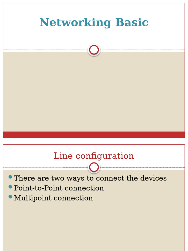 Basic Networking3 Pdf Network Topology Transmission Medium