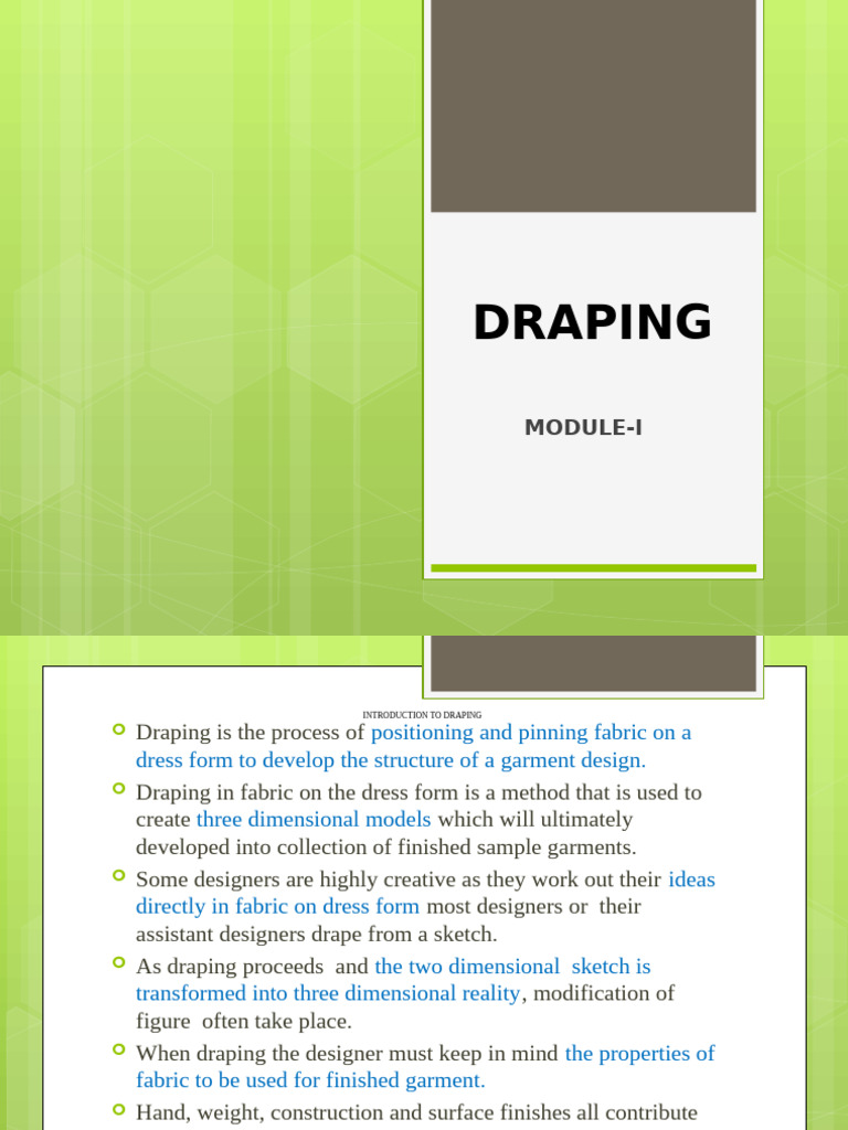 DRAPING | PDF