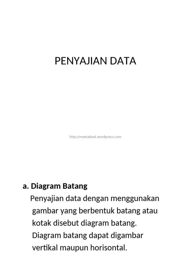 Penyajian Data: Diagram dan Ukuran Pemusatan | PDF