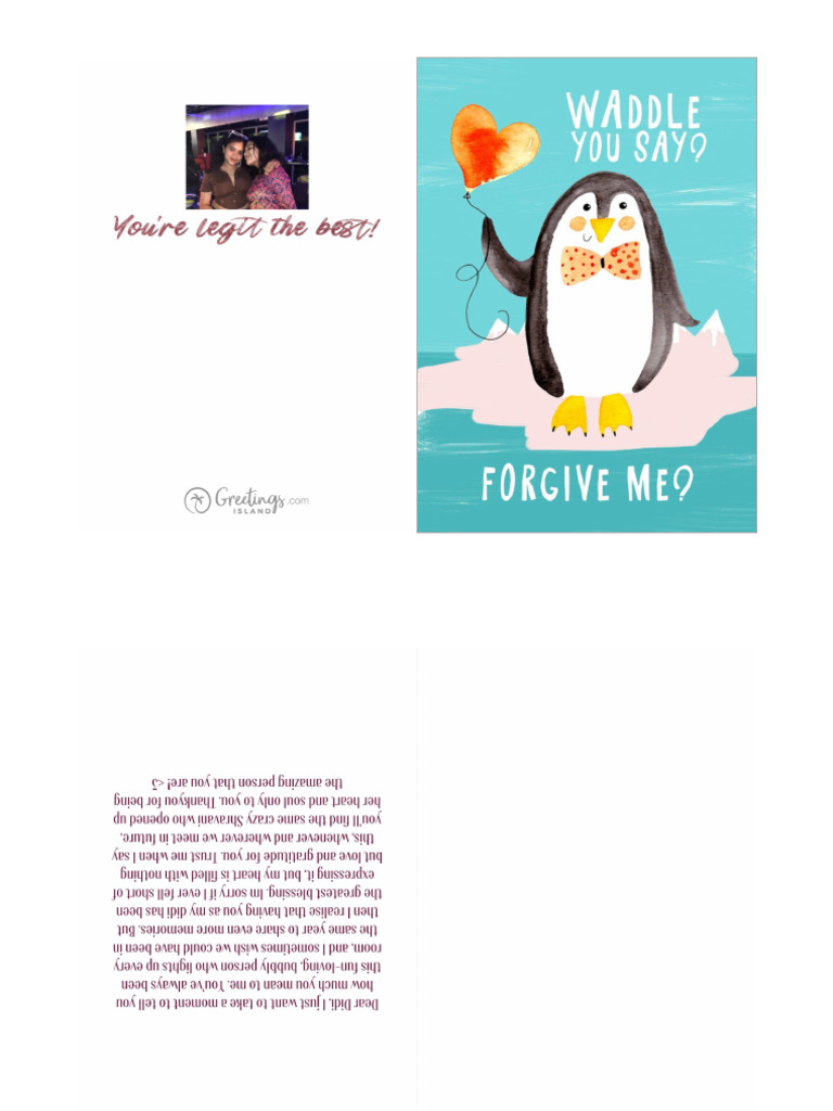 GreetingsIsland Card | PDF