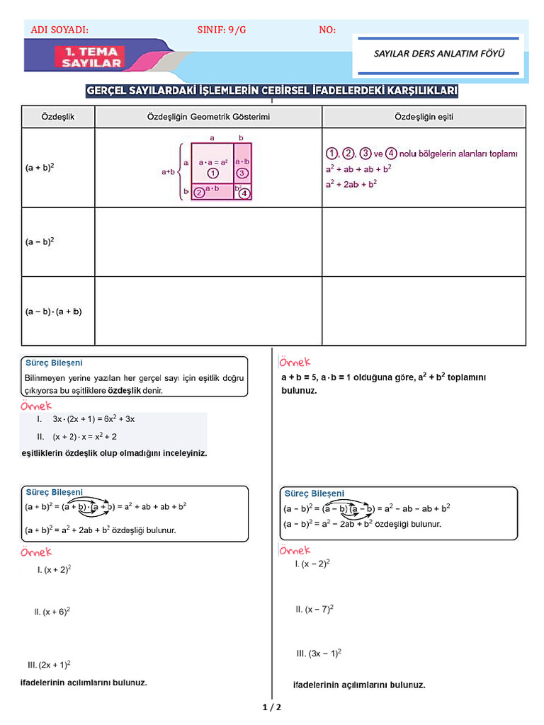 Sayilar Aralik Kav.2 | PDF