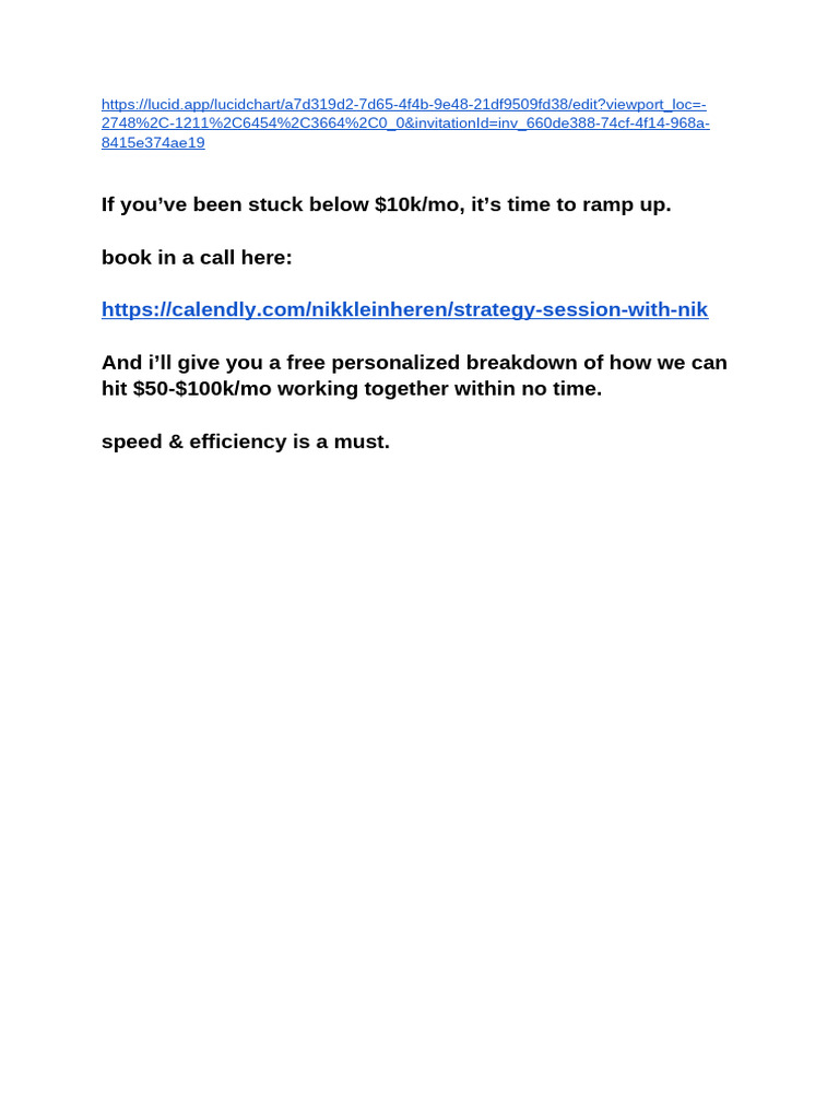 Follow Up Sequence (20% Yearly Rev Increasement) | PDF