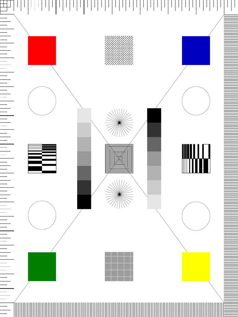 Padrão de Testes para Impressao Color | PDF | Secondary Sector Of The ...