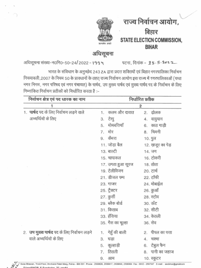 Election Symbol | PDF