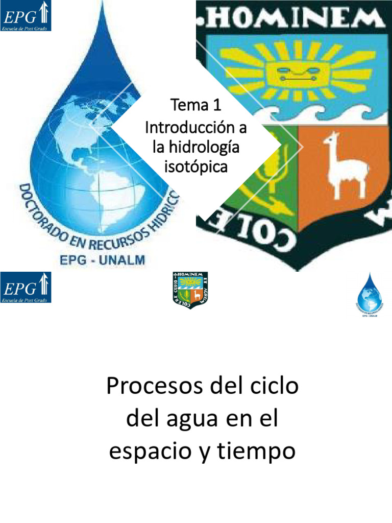 Introducción A La Hidrología Isotópica - Parte 1 - 1 | PDF | glaciar | Clima