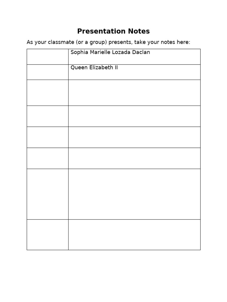 Presentation Notes (Print Immediately) | PDF | Language Arts & Discipline