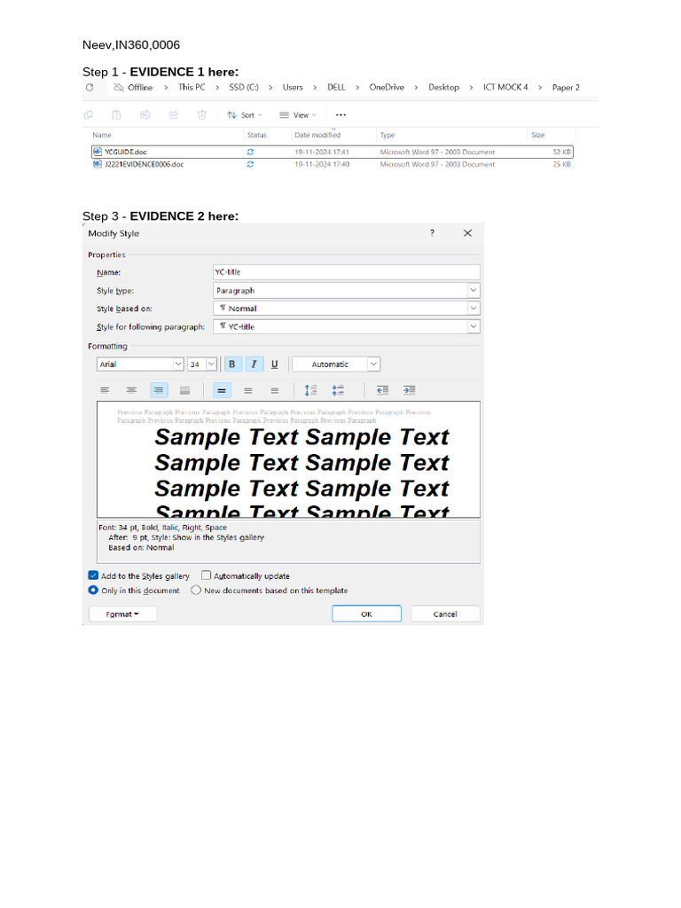 J 2221 Evidence 0006 | PDF | Teaching Methods & Materials | Technology & Engineering