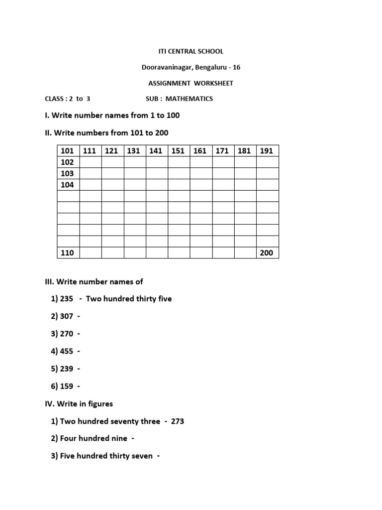 Ws Class 2 To 3 | PDF