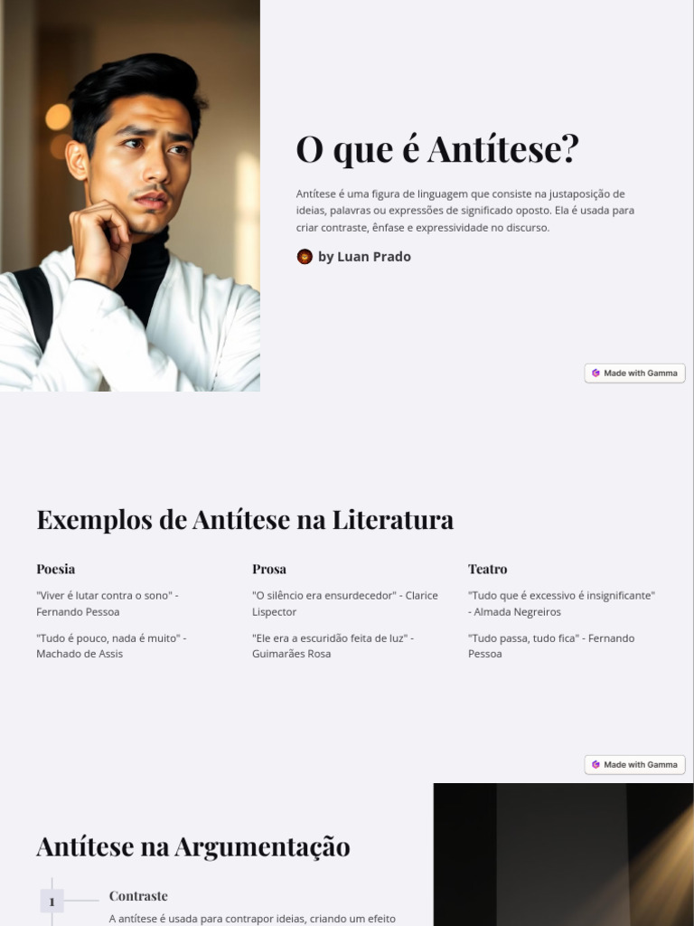 O Que e Antitese | PDF | Emoções | Publicidade