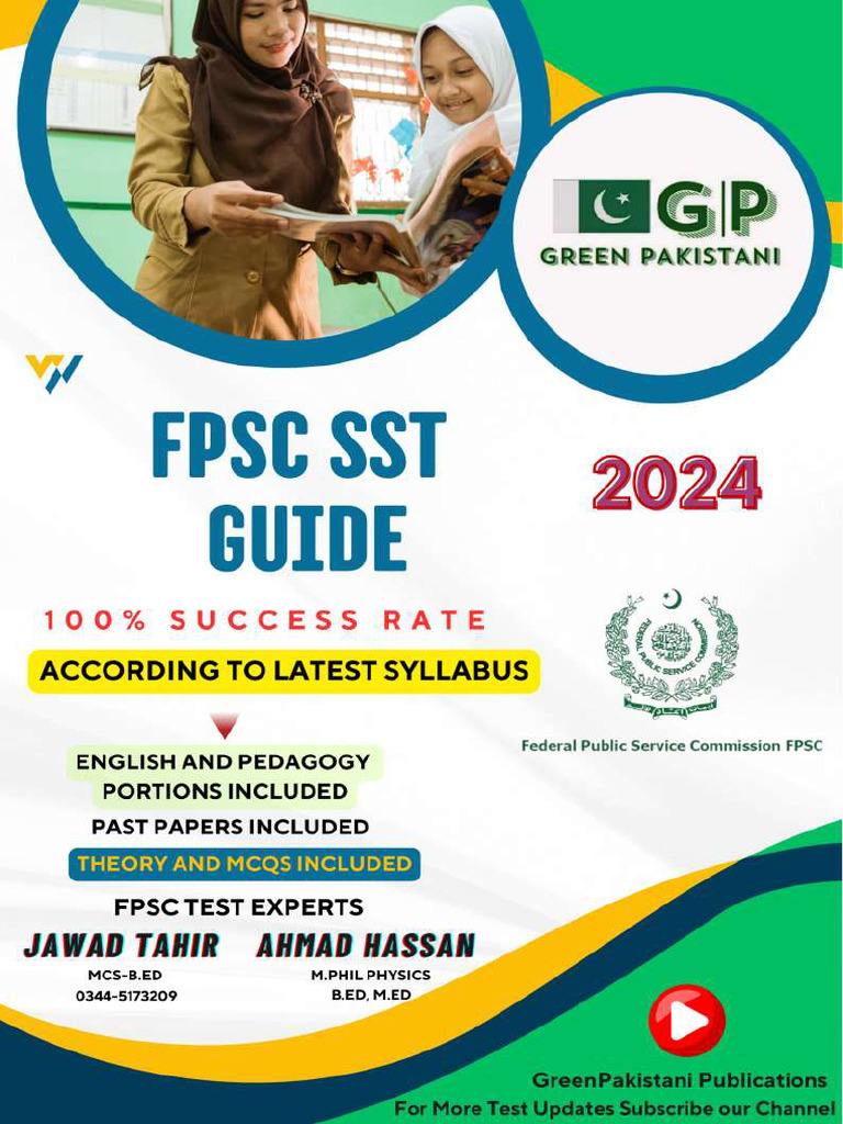 FPSC SST Guide 2024 | PDF | Sentence (Linguistics) | Verb