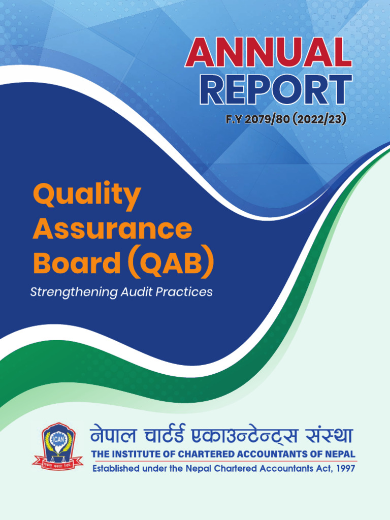 Quality Assurance Board Annual Report 2022.23 | PDF | Audit | Quality ...