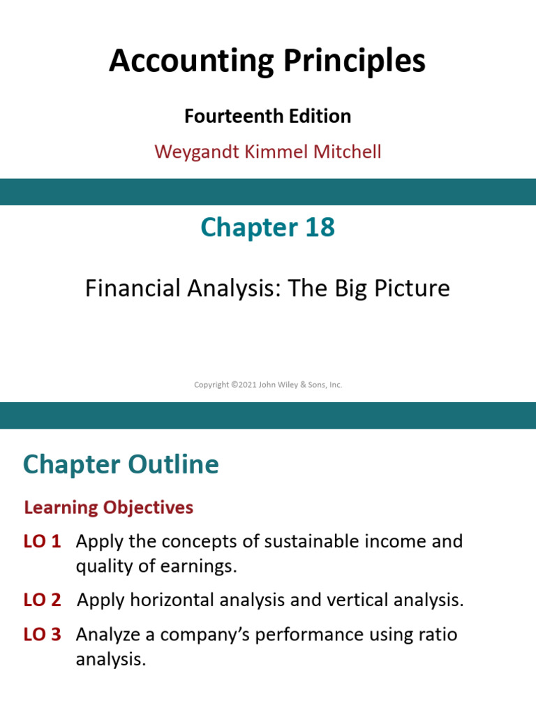 Session 3 Wey - AP - 14e - PPT - Ch18 - Financial-Analysis-The-Big-Picture | PDF | Generally ...