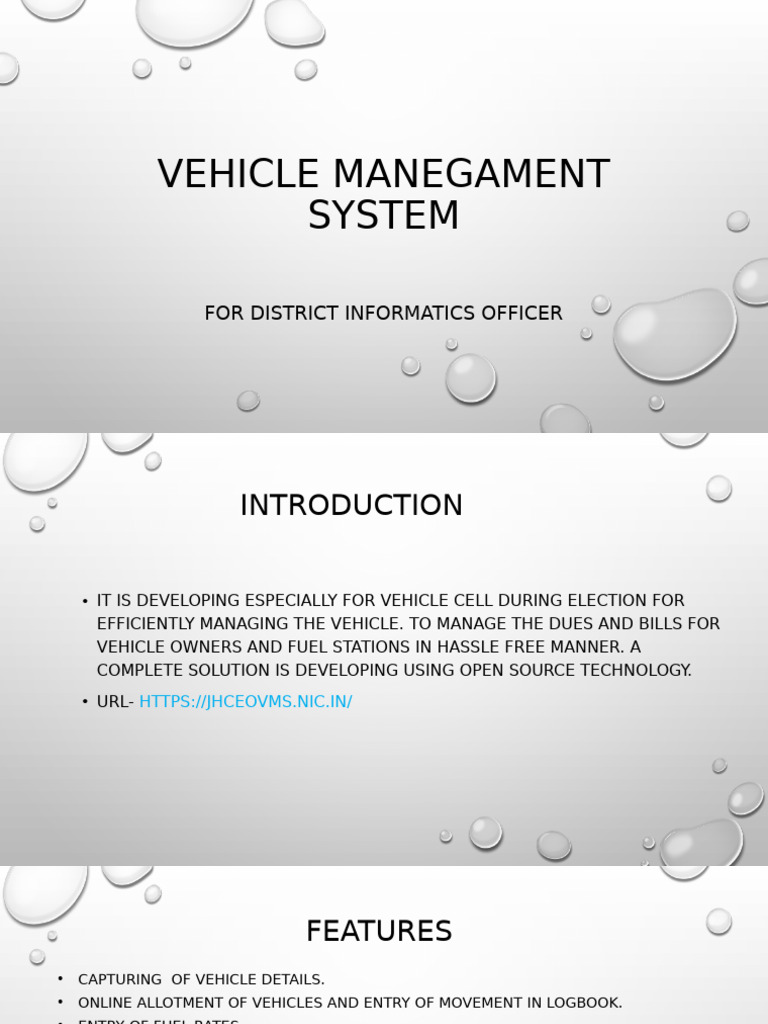 For - DIOs - Vehicle Management System | PDF | Qr Code | Software