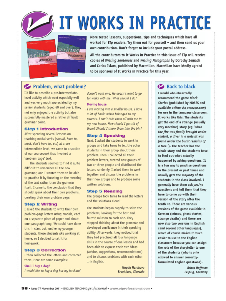 It Works in Practice 077 | PDF | Human Communication | Linguistics