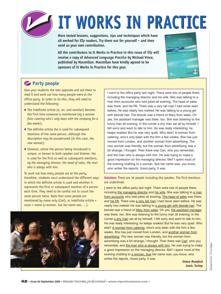 It Works in Practice 064 | PDF