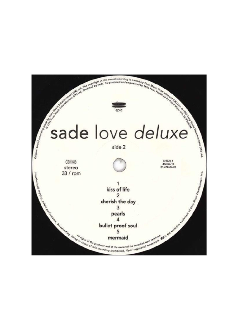 Sade Labels | PDF