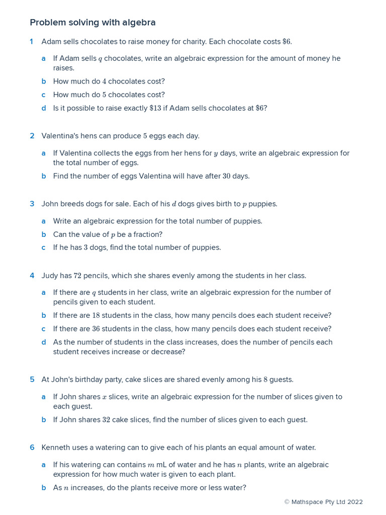 contextual problems | PDF | Area