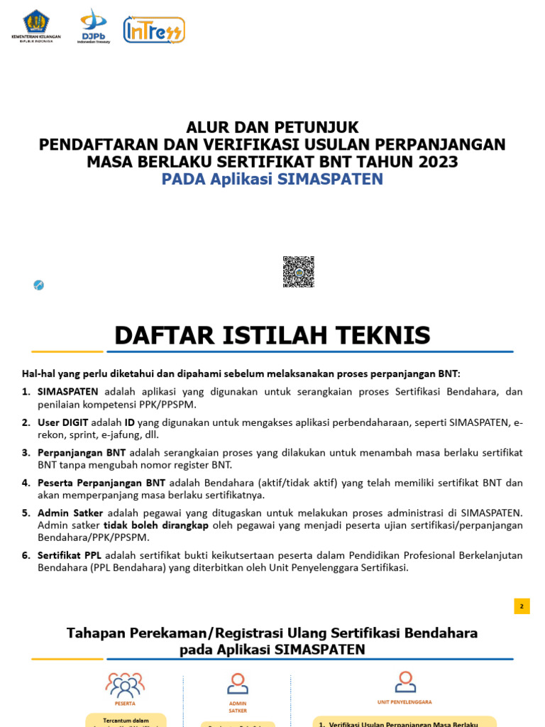 Alur Dan Petunjuk Perpanjangan BNT | PDF | Bisnis