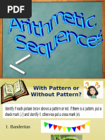 Math10 - q1 - Mod2 Arithmetic Sequence v2.2 | PDF | Numbers | Mathematics