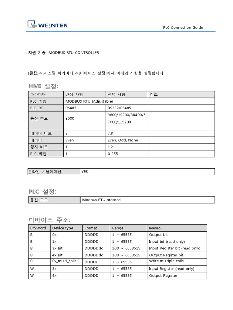 MODBUS RTU (Adjustable) | PDF | Network Protocols | Computer Architecture