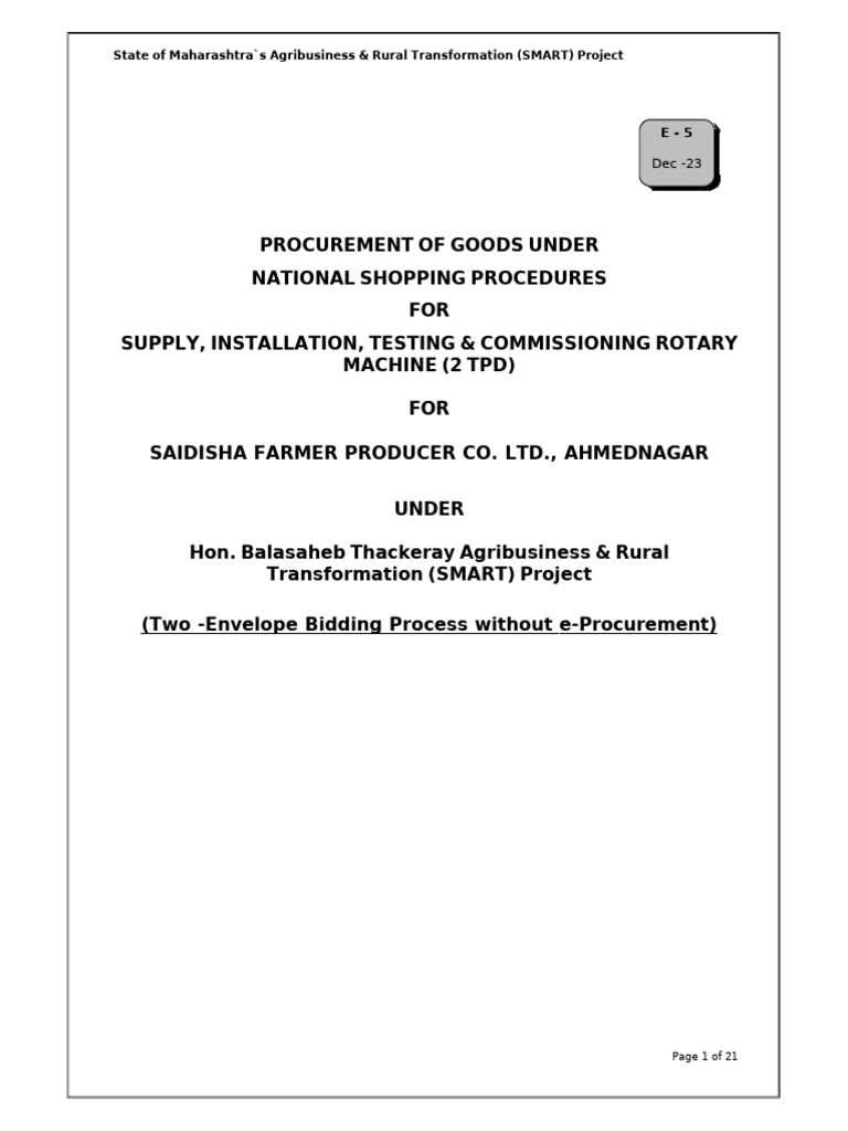 Rotary Machine | PDF | Specification (Technical Standard) | Electric Motor
