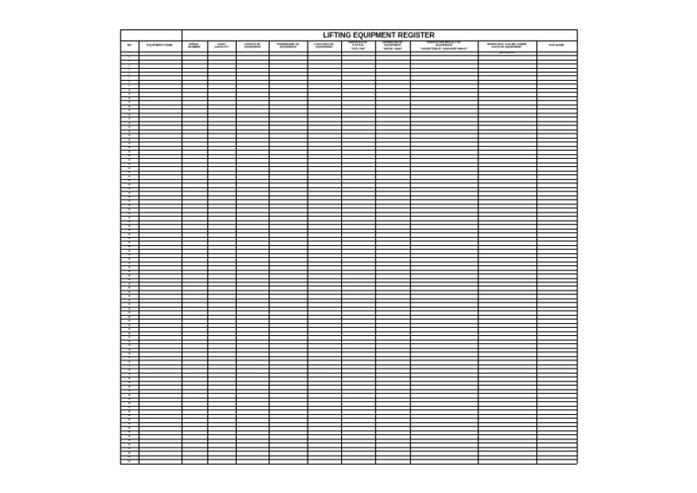 Rades 56 Hs PR Gps 9013 Fr004 Scin Lifting Equipment Register May 2022 ...