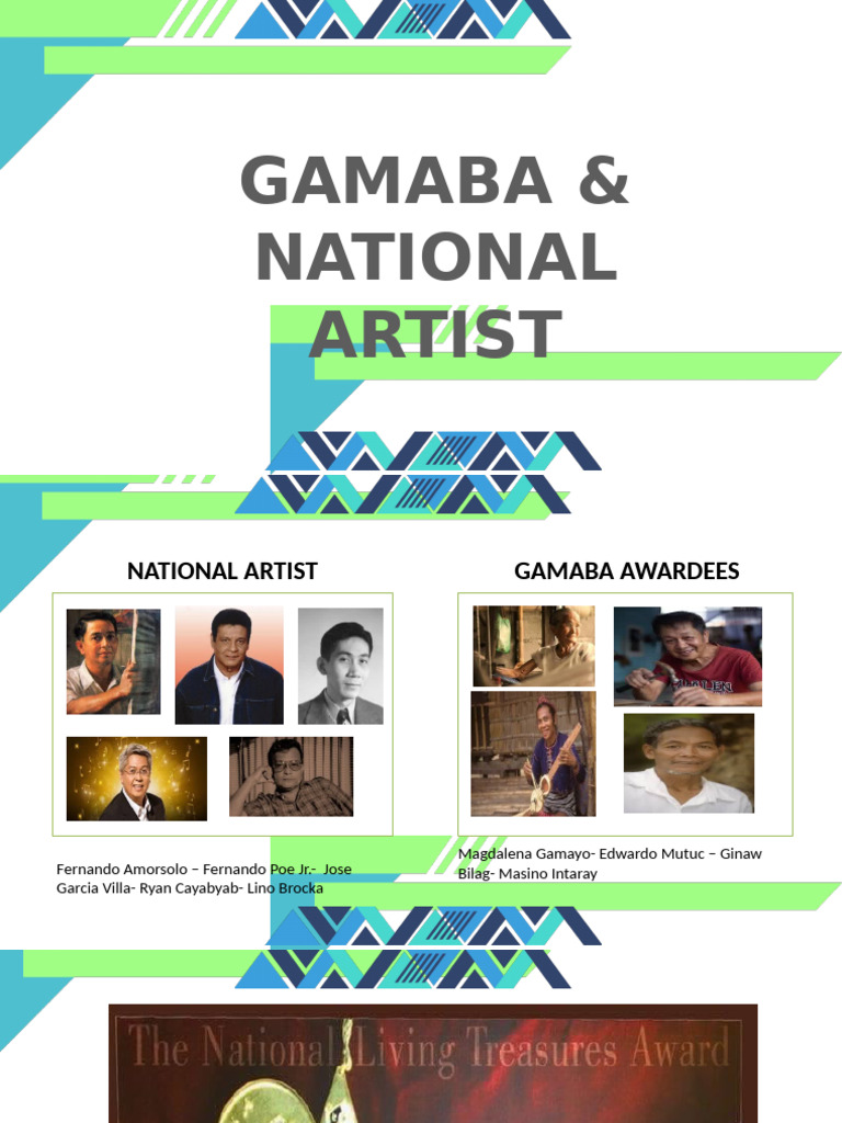 Gamaba National Artist Semifinal | PDF | Philippines