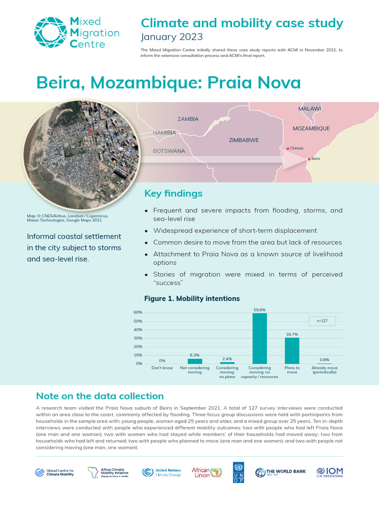 259 Case Study 3 Mozambique | PDF | Flood | Tropical Cyclones