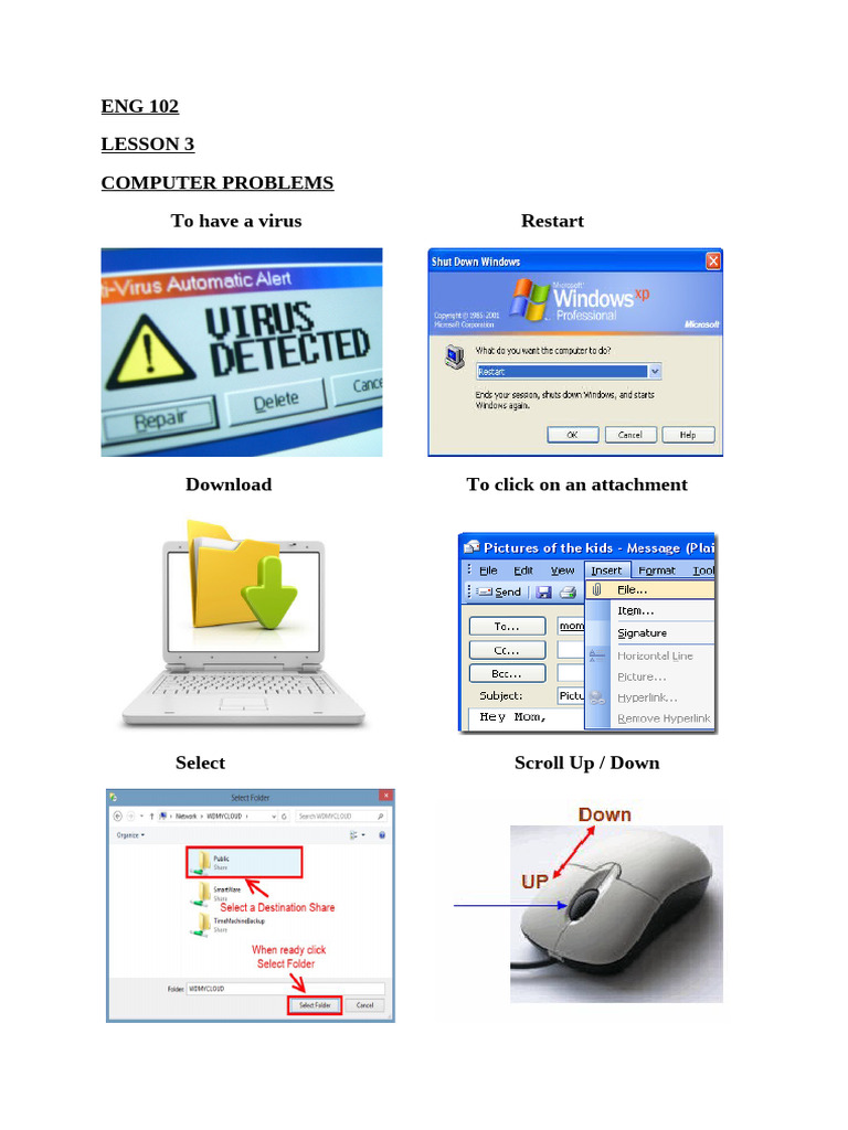ENG 102 Lesson 3 Computer Problems | PDF