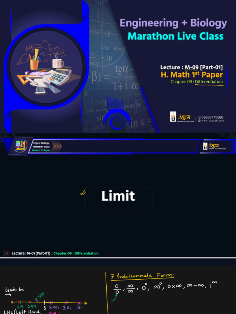 Limit - Differentiation | PDF