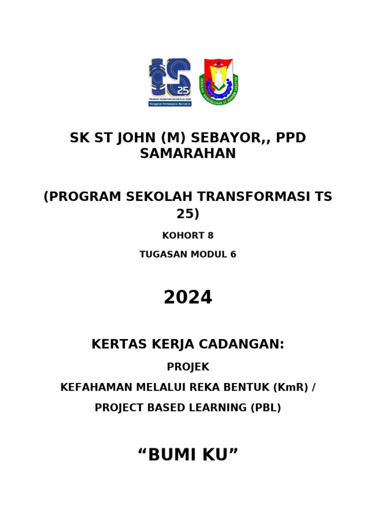 Kertas Kerja PBL 2024 | PDF