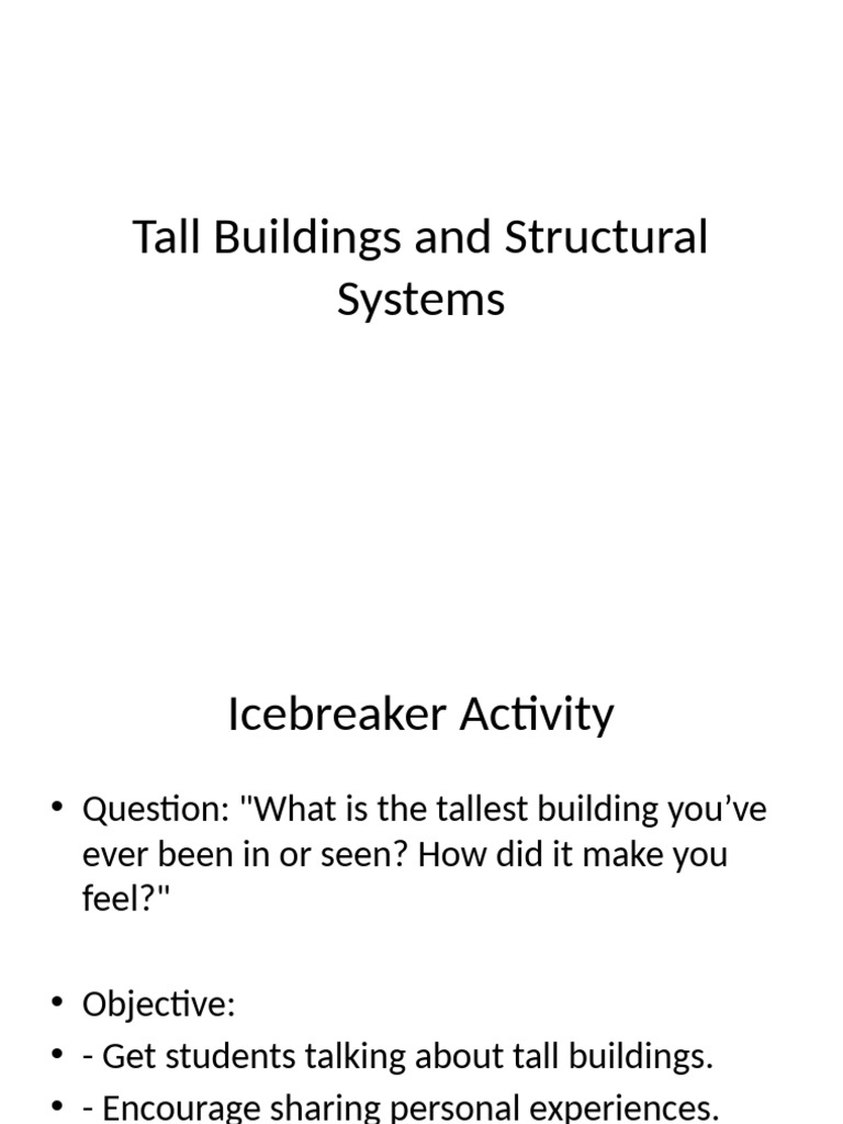 Understanding Tall Buildings and Structures | PDF | Concrete | Civil ...
