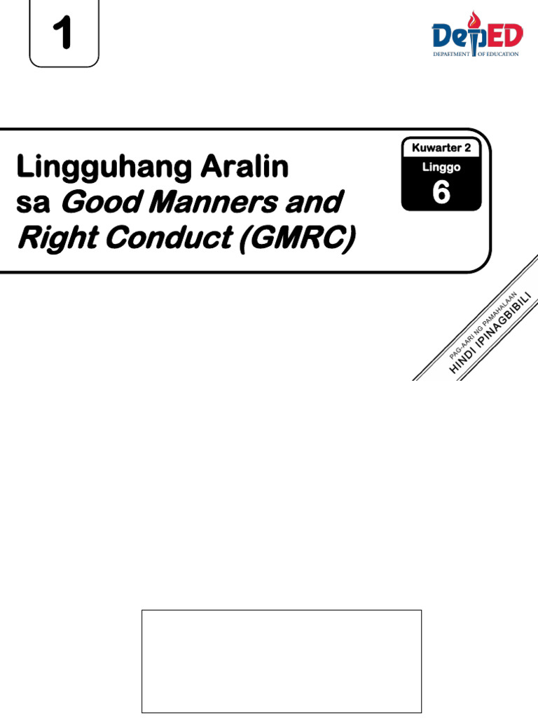 Le - GMRC 1 Q2 - W6 | PDF