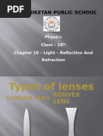 Sign Convention and Lens Formula | PDF | Optics | Light