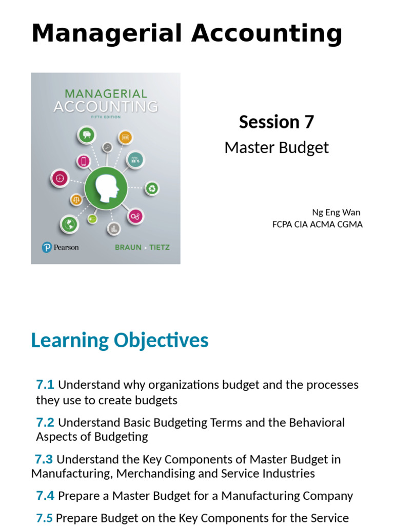 Session 7 Budgeting | PDF | Debit Card | Retained Earnings