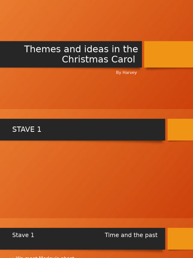 Themes in A Christmas Carol Explained | PDF | Ebenezer Scrooge | A ...