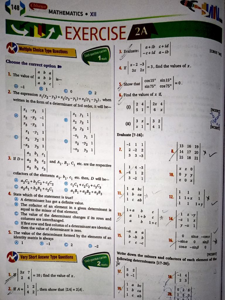 Adobe Scan 17 Apr 2024 | PDF | Determinant | Algebra