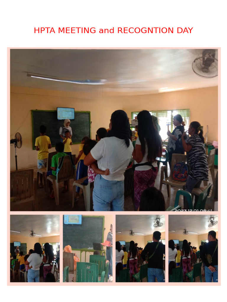HPTA MEETING and RECOGNTION DAY | PDF