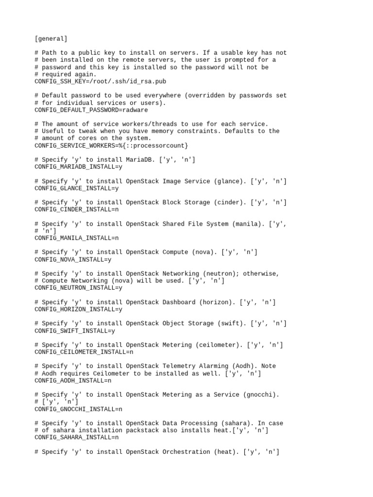 OpenStack Installation Configuration Guide | PDF | Open Stack | Proxy ...