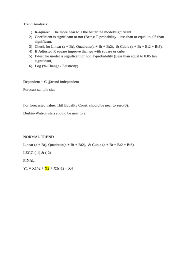 Trend Analysis | PDF | Teaching Methods & Materials