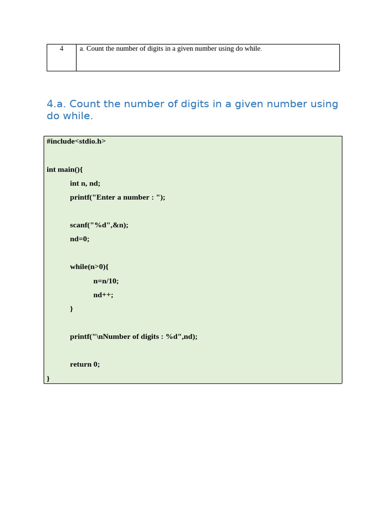 4. Experiment 4 | PDF