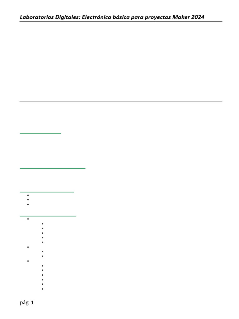 Electrónica Básica para Proyectos Maker | PDF | Corriente eléctrica | Resistencia Eléctrica y ...