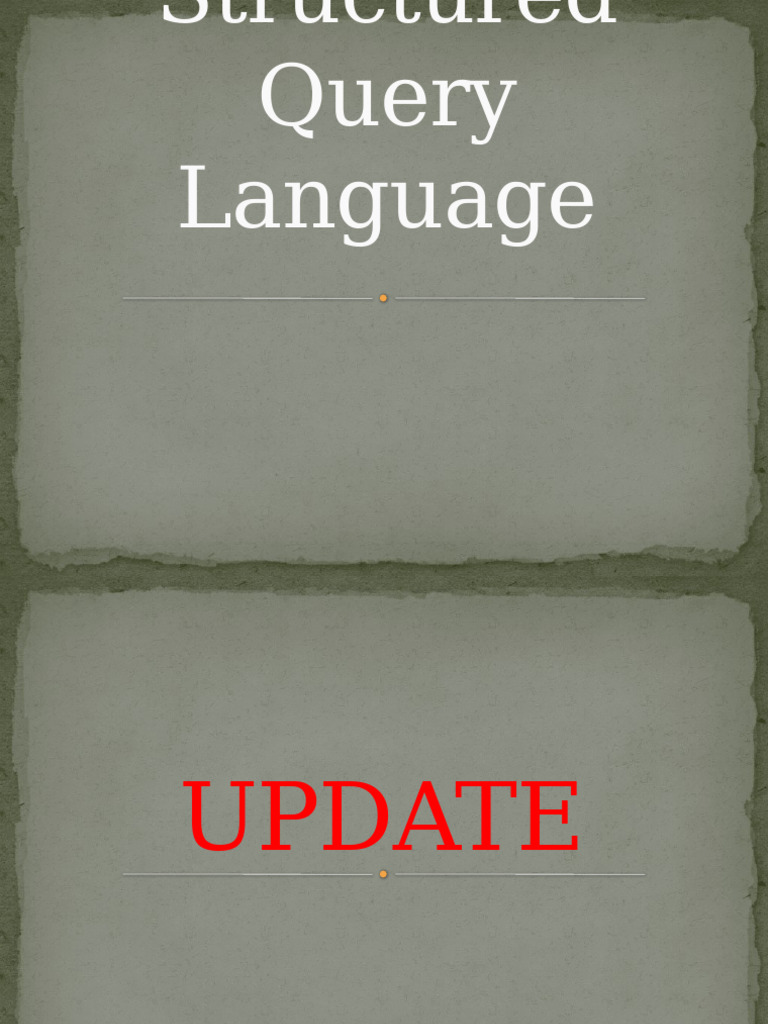 7 MySql Update | PDF 7 MySql Update | PDF