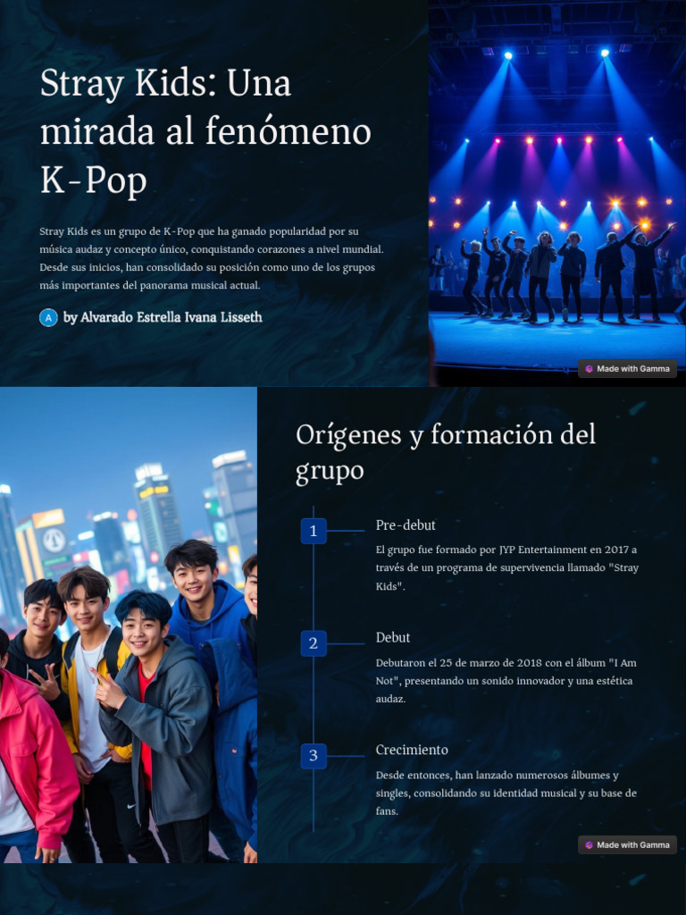 Stray Kids Una Mirada Al Fenomeno K Pop | PDF | Industria de la música | Música grabada