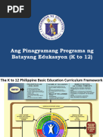 K 12 Framework | PDF | Pedagogy | Curriculum