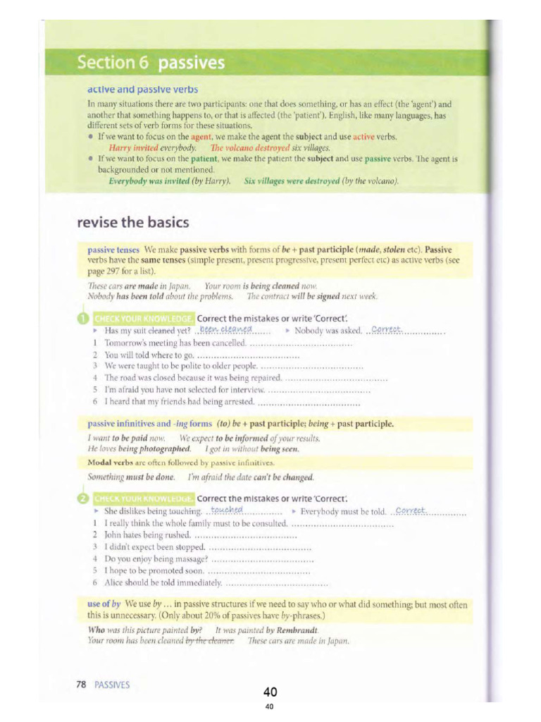 Passive Voice Usage and Examples | PDF